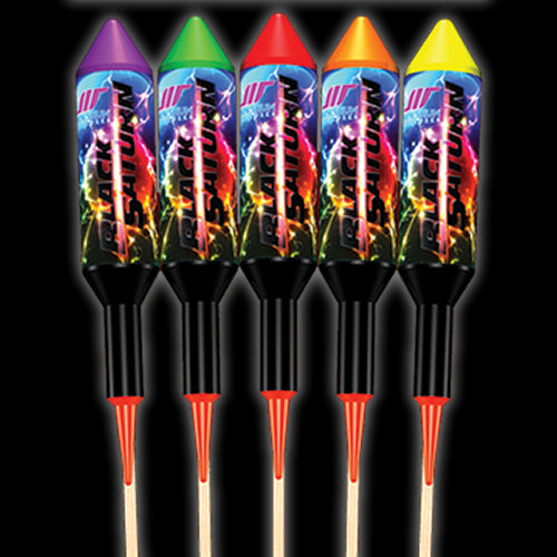BLACK SATURN ROCKET PACK 1.3G Men Shun | Just Fireworks – JustFireworks